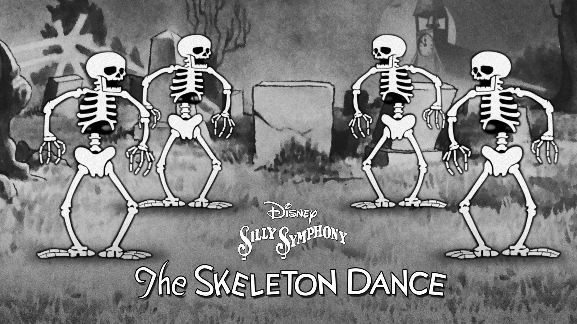 Skeleton Dance And Tombstone Halloween Designs - DTF Style